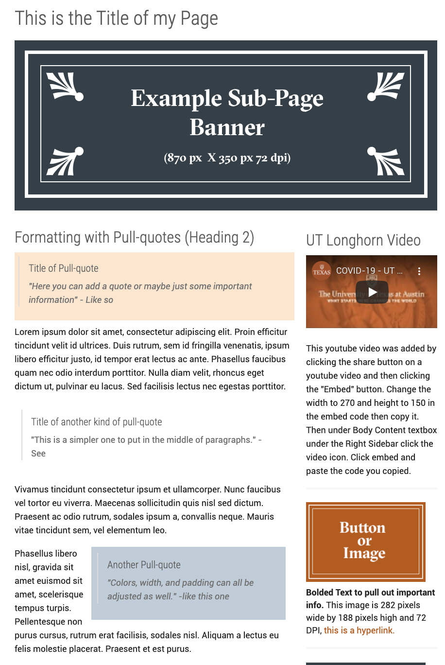 Pull Quote Design Examples Pull Quote Design Examples