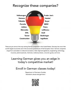 Germanic Studies Poster
