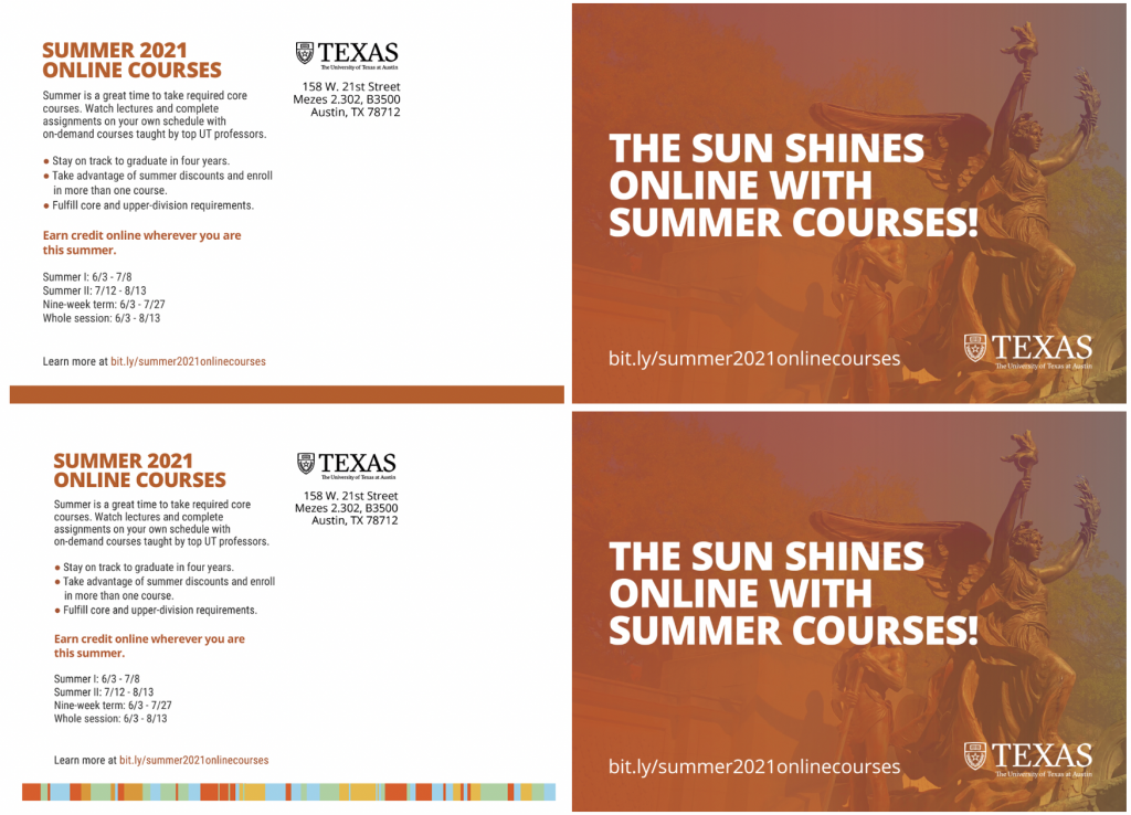 Summer Online Course Mailer 2021